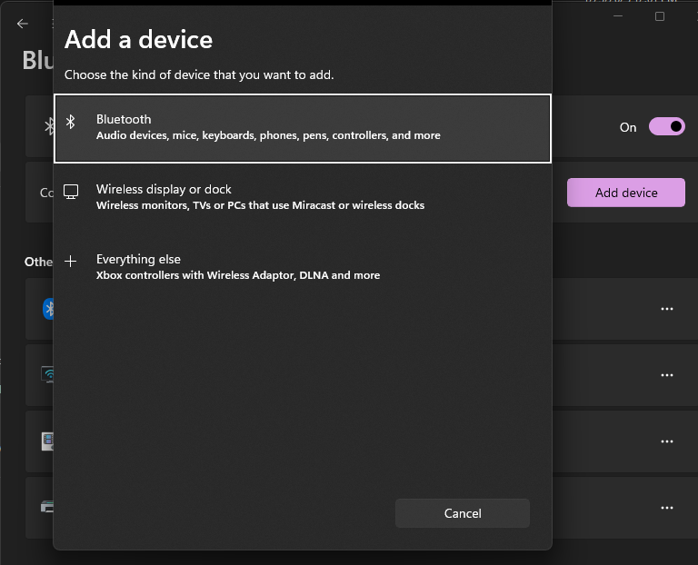 How to connect Smarting using a Bluetooth 5.0 dongle